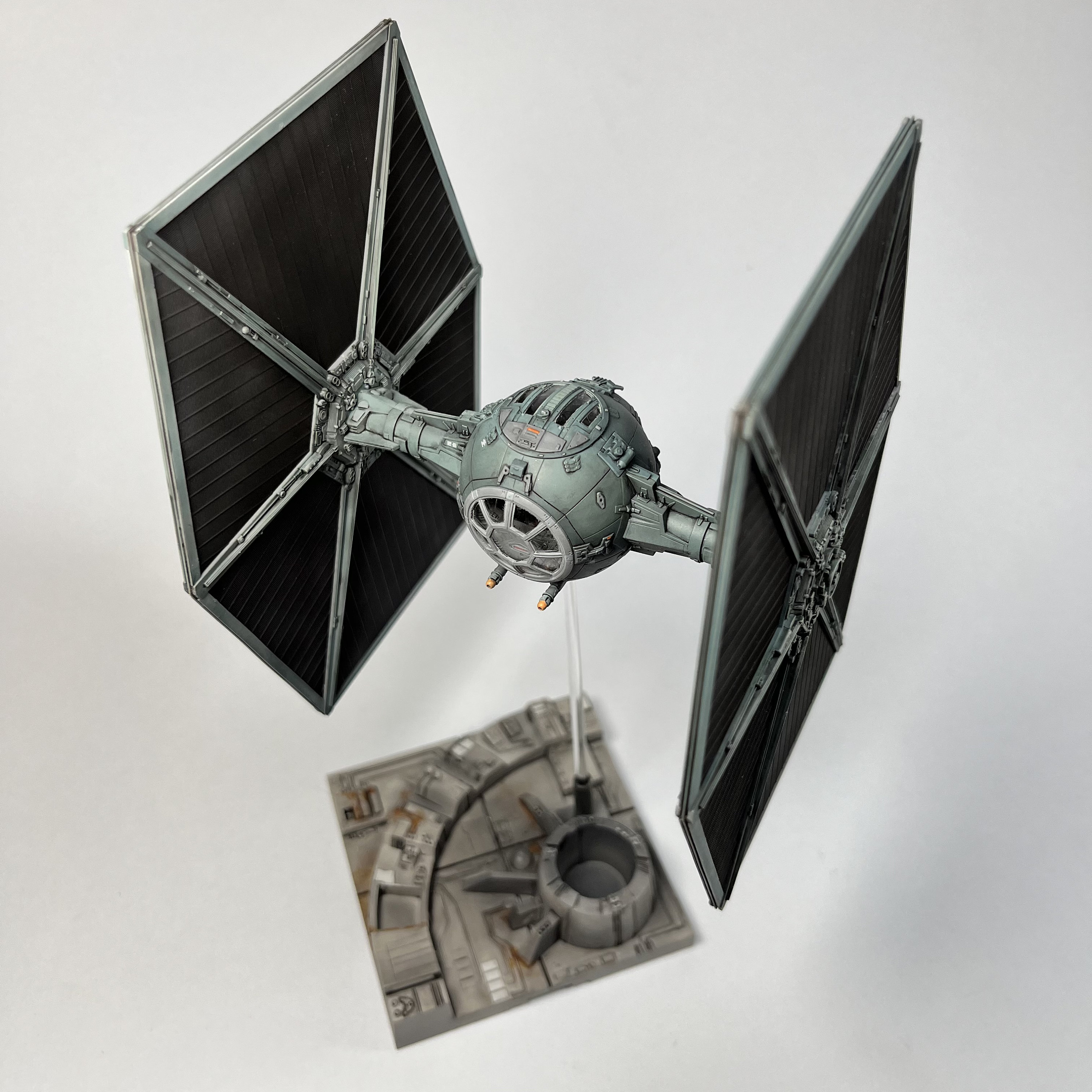 Bandai Imperial Tie Fighter 1/72 Scale | Built Star Wars Model Kit - Etsy
