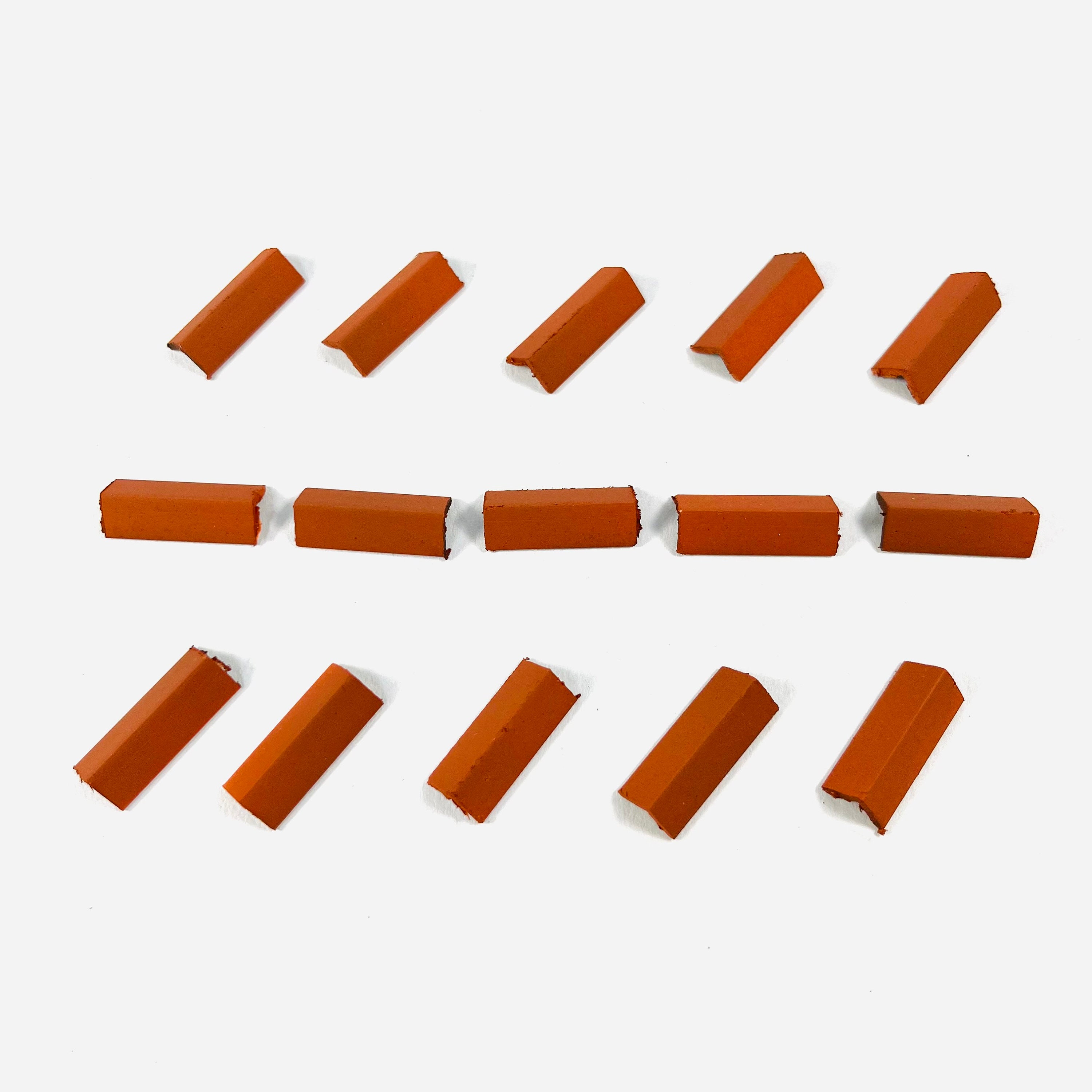 1:12th Scale Miniature Model Dollhouse Diorama Angled Ridge Roof Tiles ...