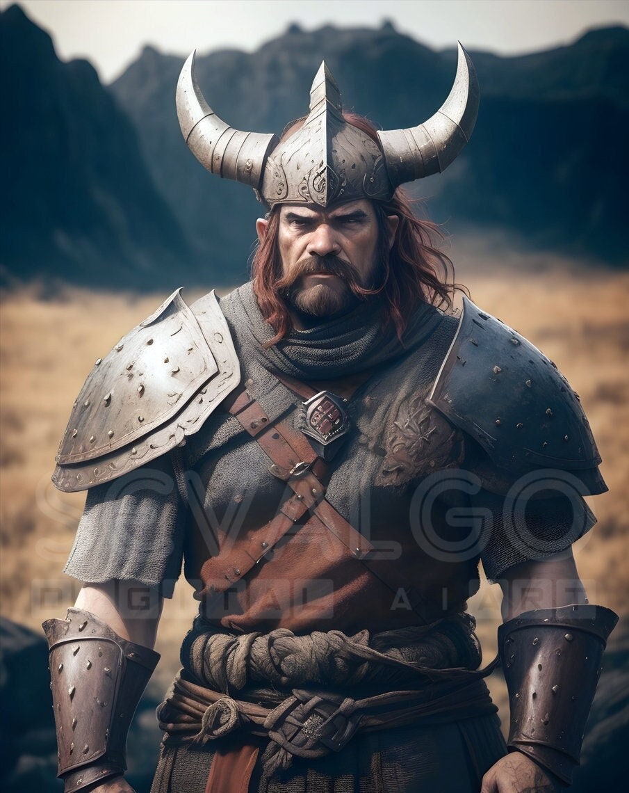 Barbarian, Warrior, Fighter, Viking, Dark Fantasy Art, Digital Painting ...