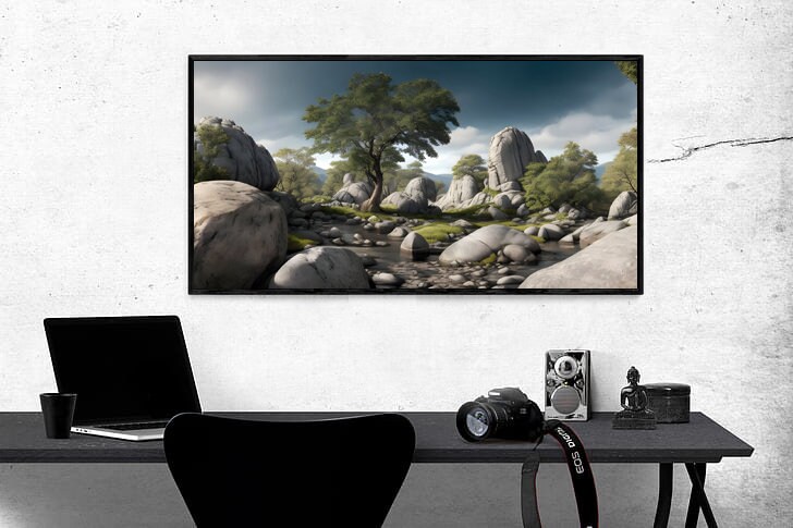 Rocky Path, Fantasy Art, Digital Painting, Enchanted Land, Magical ...