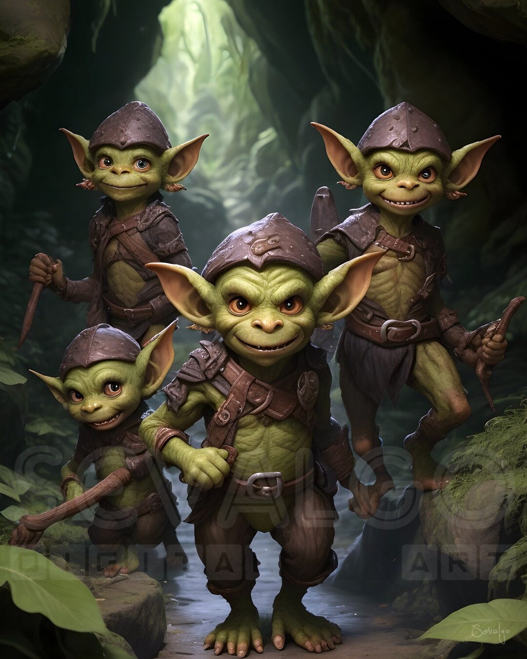 Pixies, Faeries, Brownies, Imps, Dark Fantasy Art, Digital Painting ...