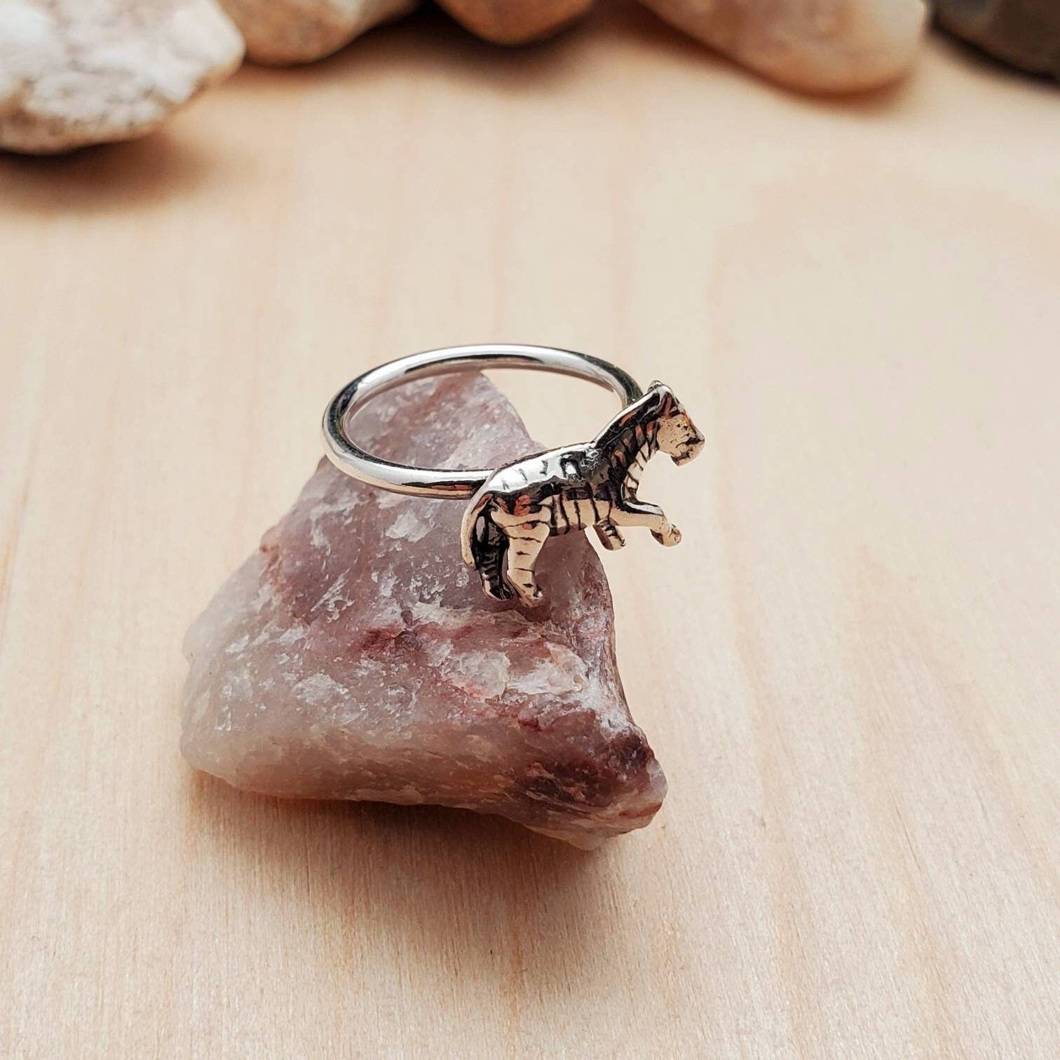 925ForHer Horse Rings Zebra Rings Sterling Silver Ring | Etsy