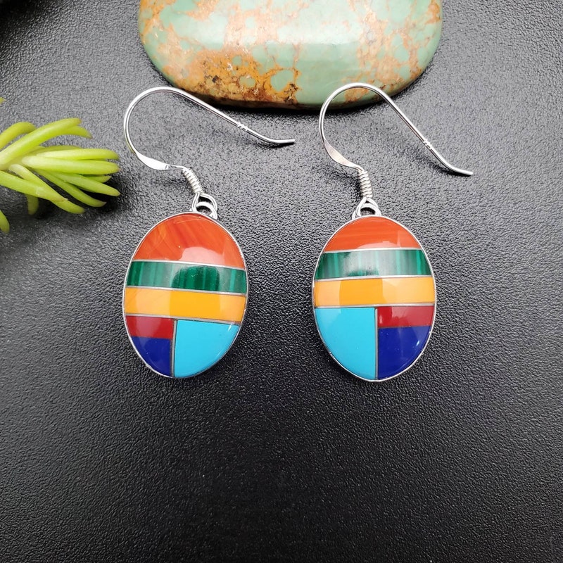 Multicolor Earrings - Etsy