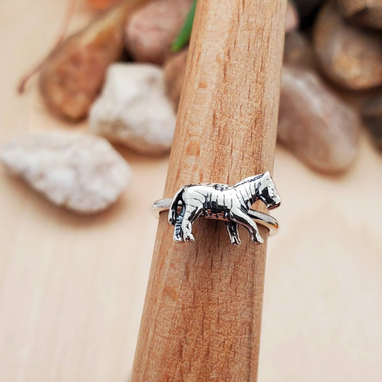 925ForHer Horse Rings Zebra Rings Sterling Silver Ring | Etsy