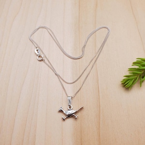 925forher Roadrunner Necklace Pendant With Silver Box Chain Necklace 18 ...