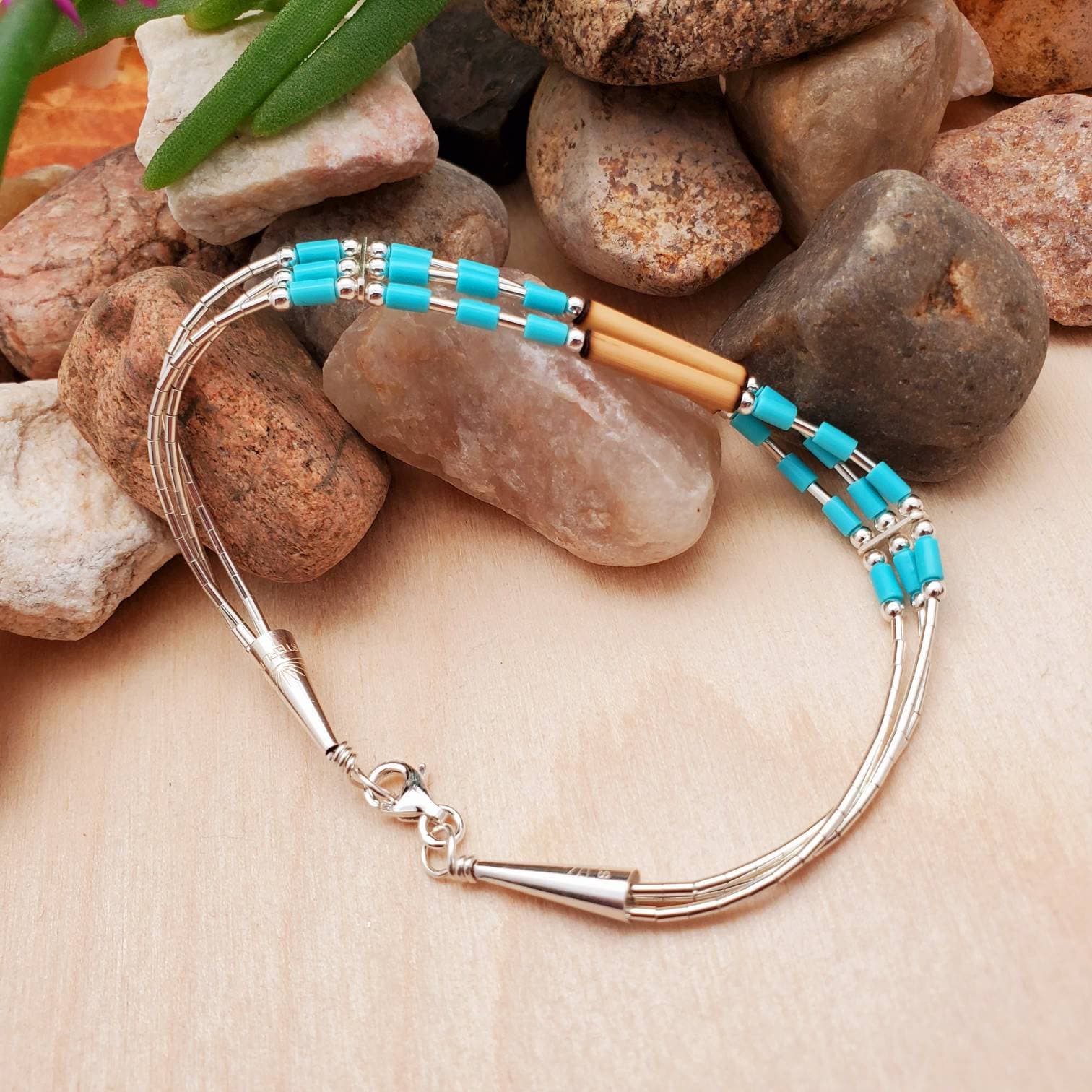 925forher Liquid Silver Bracelet 7.25 Liquid Silver | Etsy