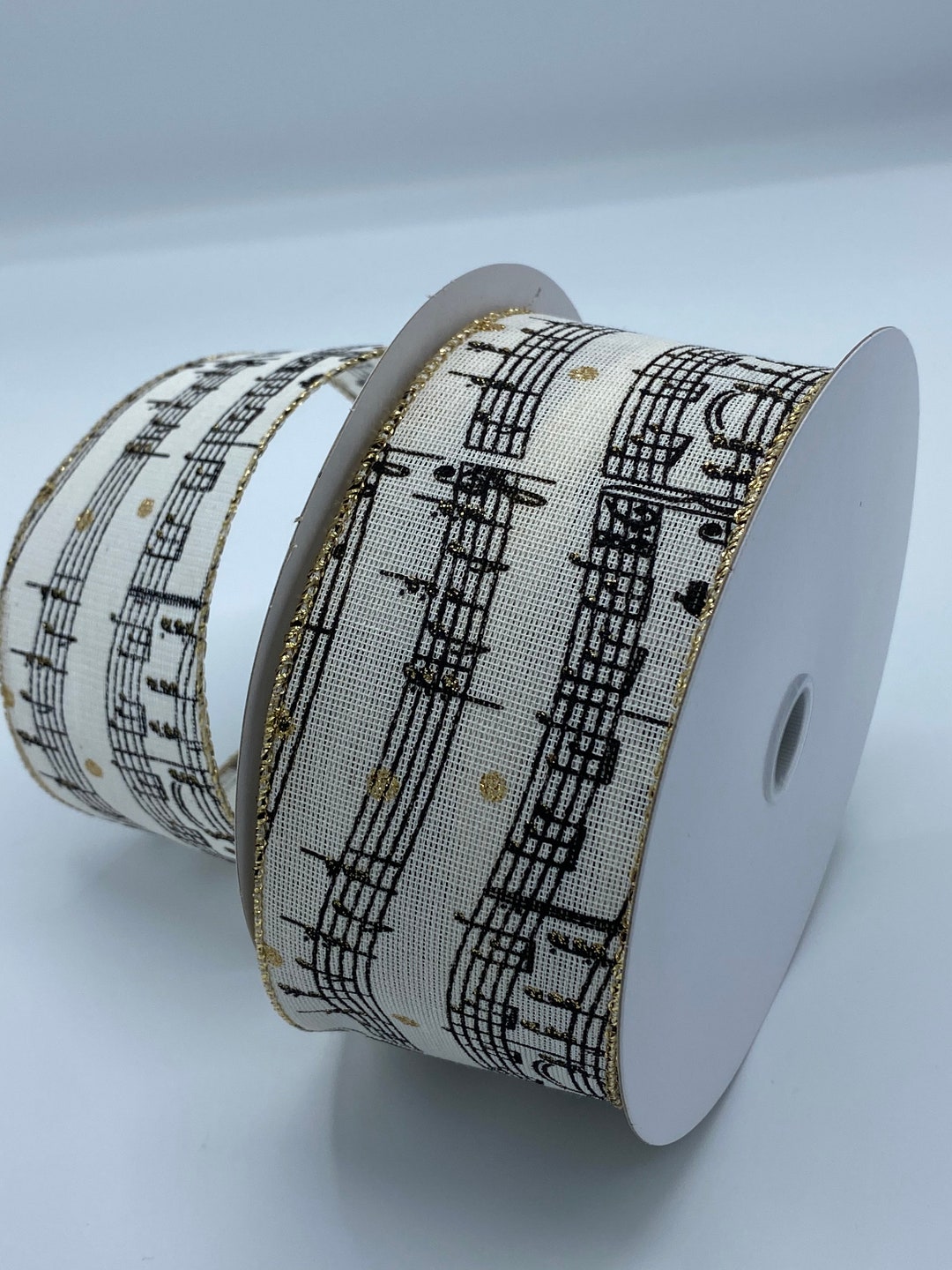 Melody Ribbon Musical Ribbon2.5 Wired Christmas Ribbon - Etsy