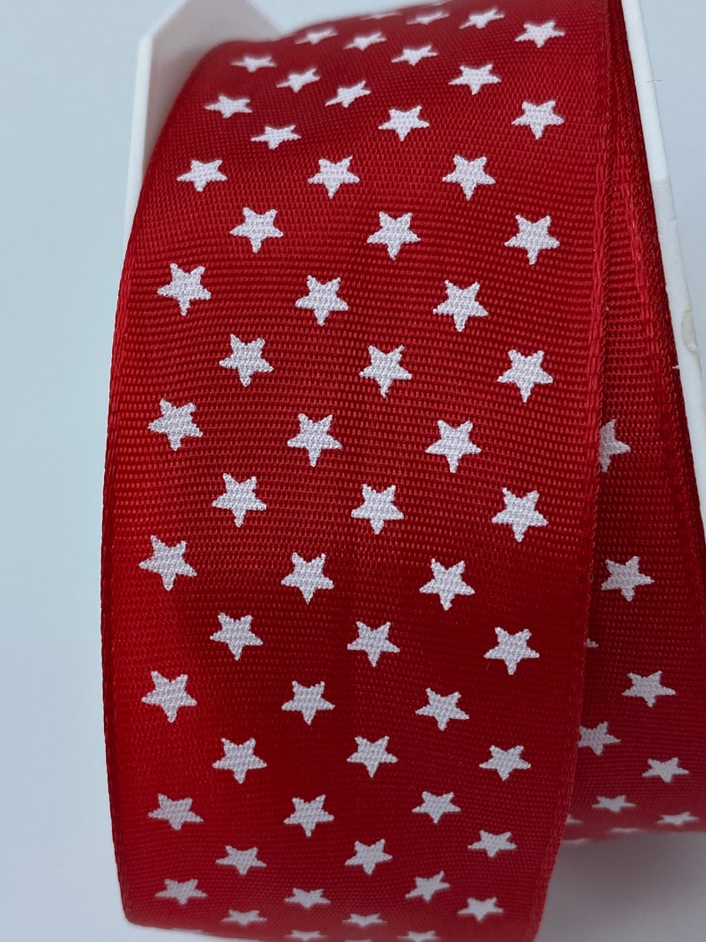 Mini Stars Ribbon American Ribbon USA Patriotic Ribbon | Etsy