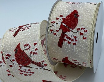 Red Cardinal Ribbon - Etsy