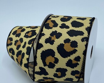 Leopard Ribbon | Etsy