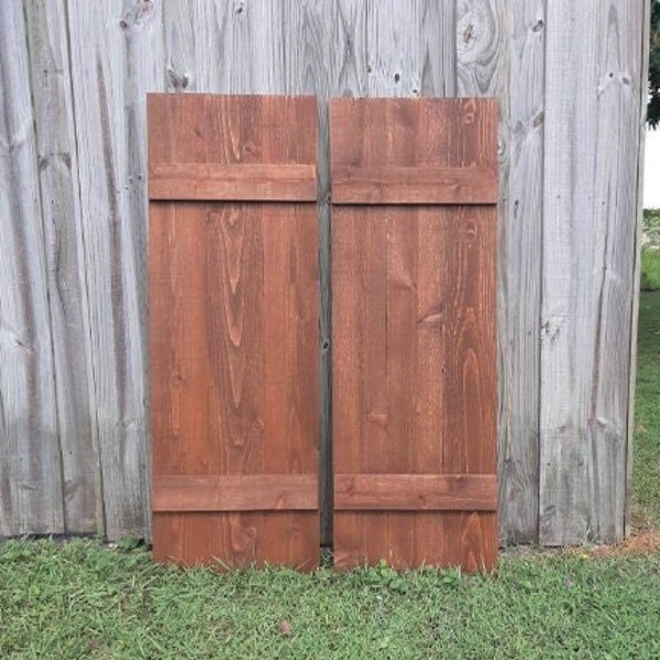 Cedar Shutters Exterior - Etsy