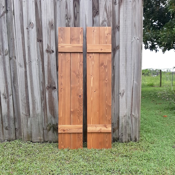 Narrow Exterior Shutters - Etsy
