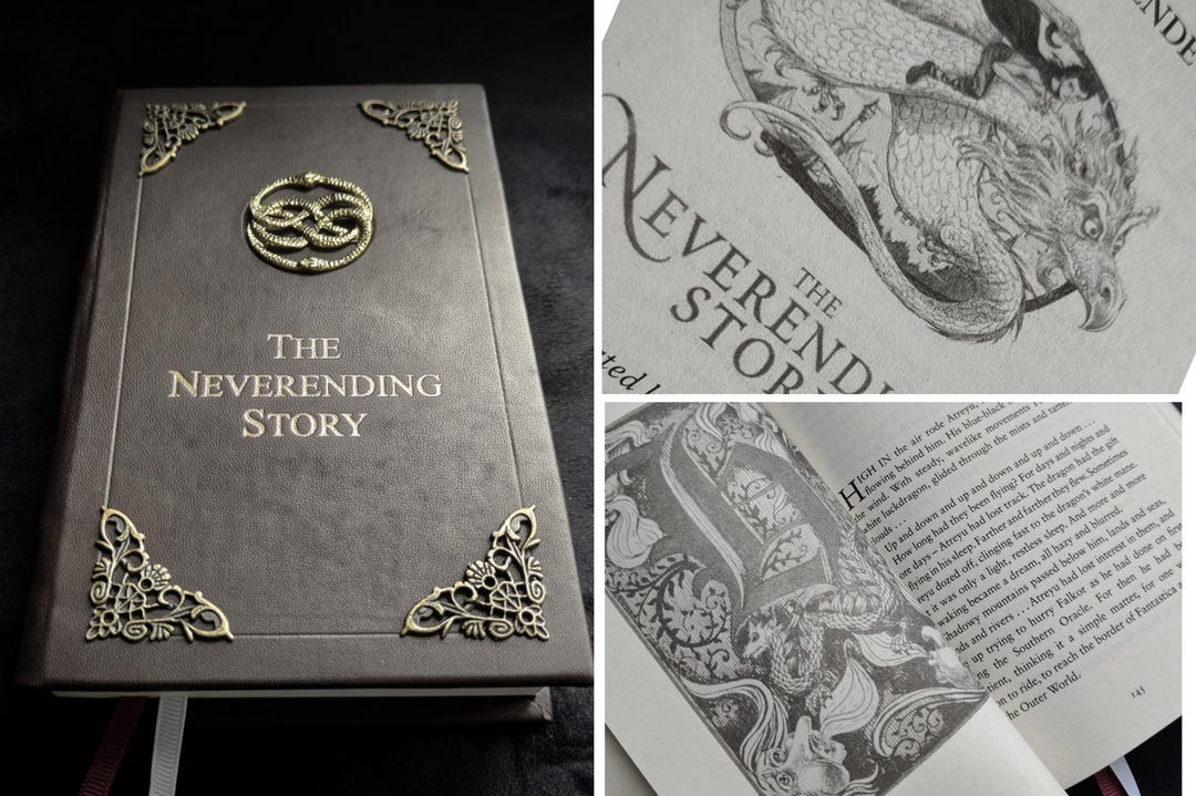 Neverending Story, Black & White Edition, Leather Bound, the ...