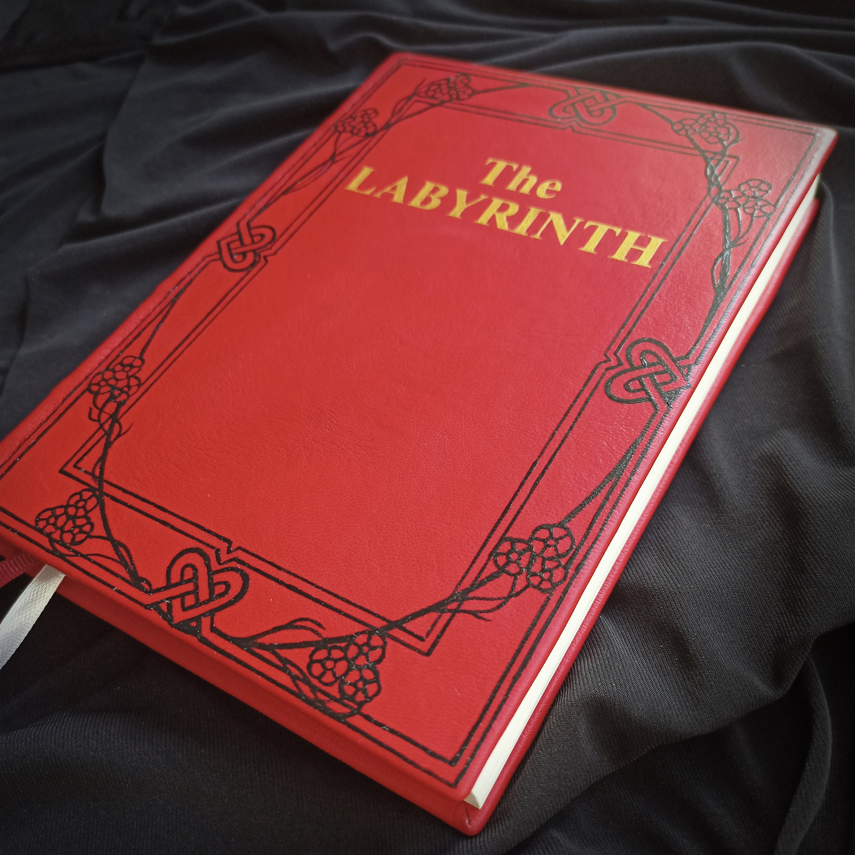 The Labyrinth Book Leather Bound Sarah's Book-cosplay | Etsy