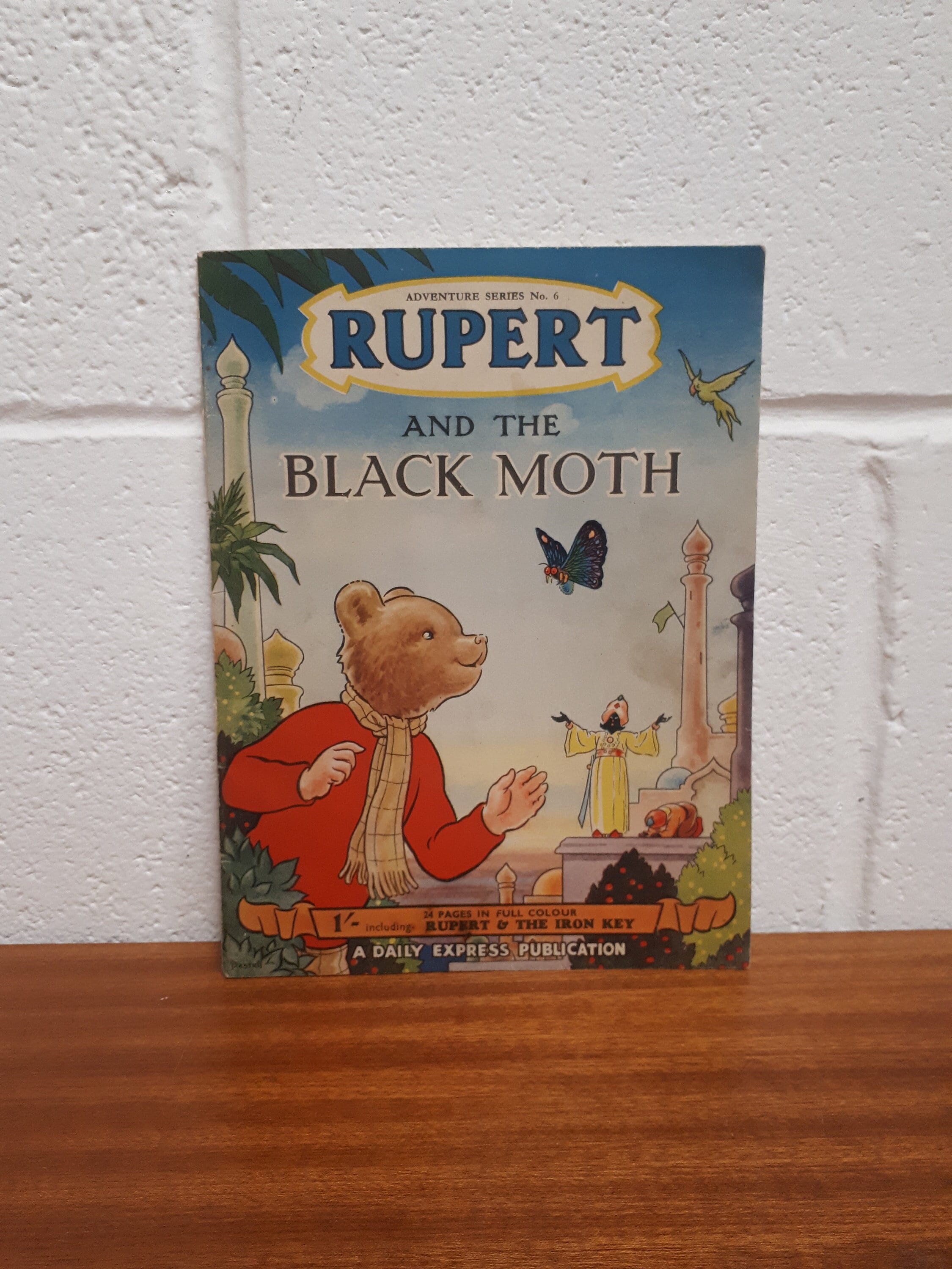Rupert and the Black Moth, Adventure Series No. 6, Vintage 1950s Rupert ...