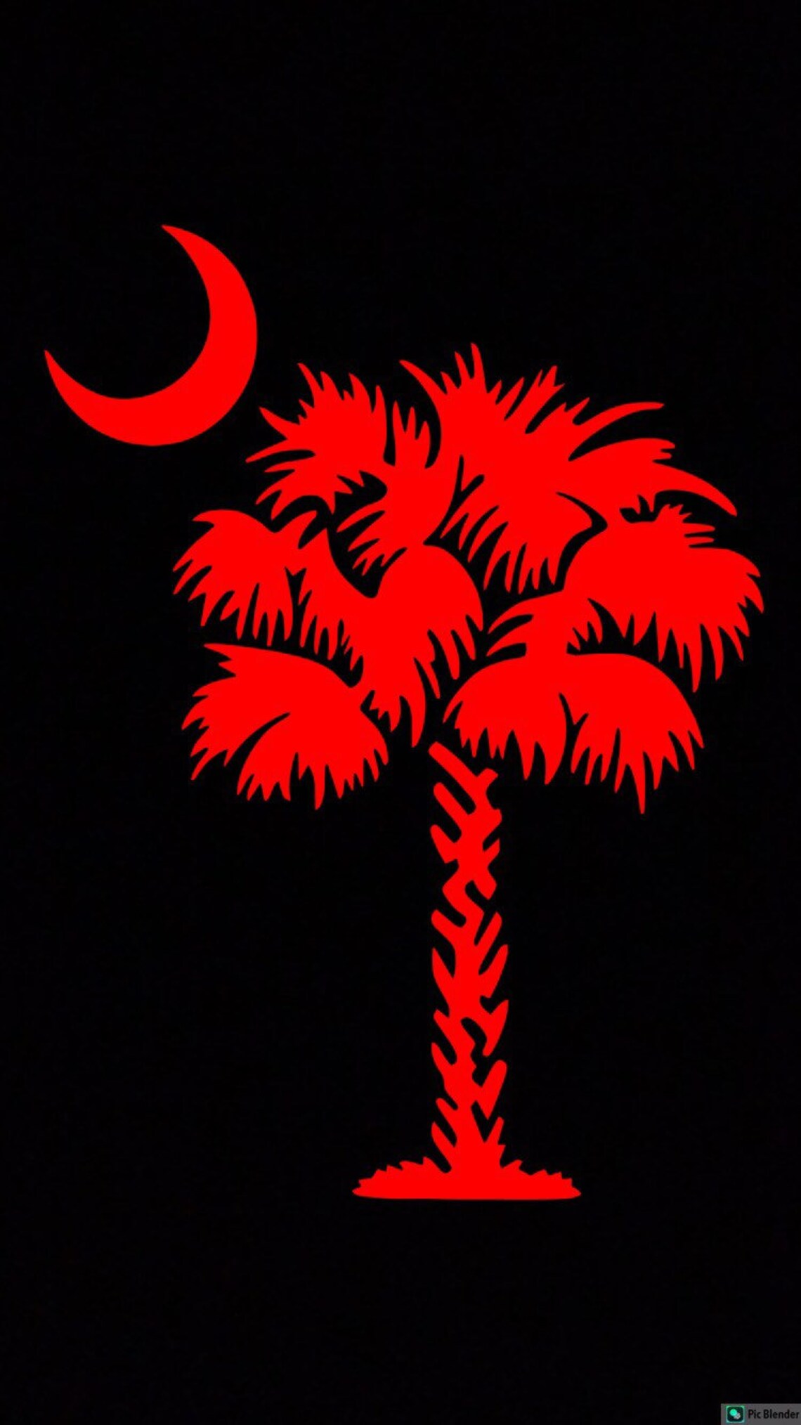 South Carolina state flag Palmetto Tree Car Truck Window 6 | Etsy