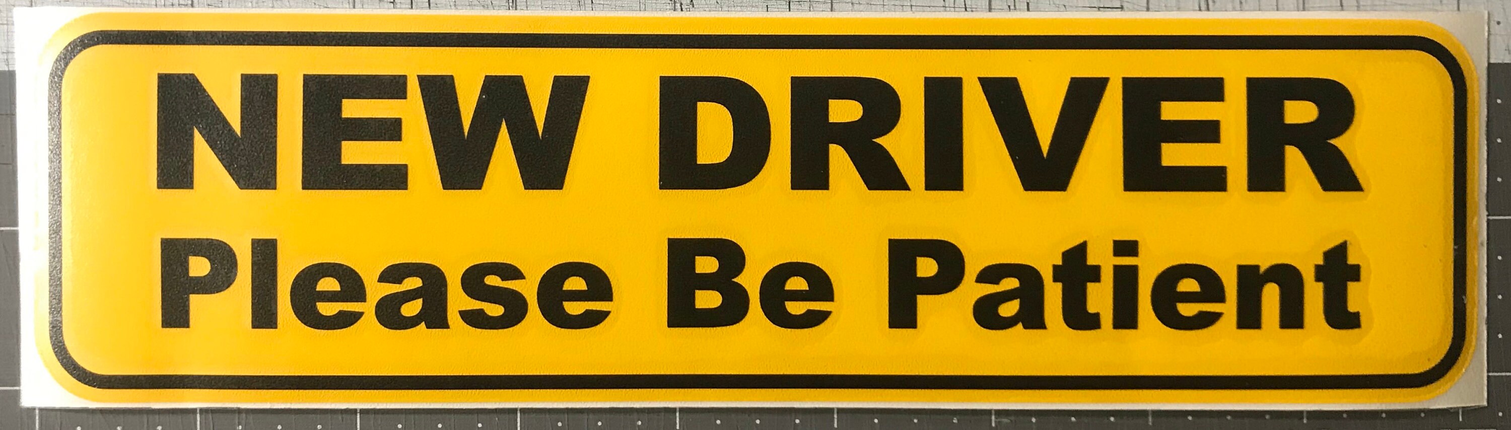 Pair NEW DRIVER Please Be Patient Bumper Sticker Student | Etsy