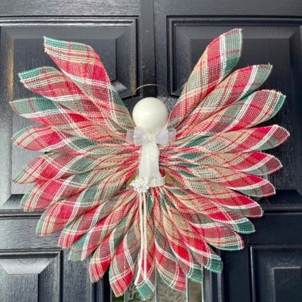 Rose Gold Angel Tree Topper Wreath Ornament by Fofa Home Decor, Ready ...