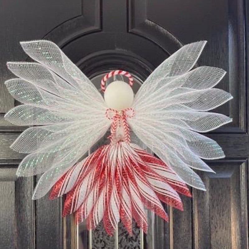 Candy Cane Tree Topper - Etsy