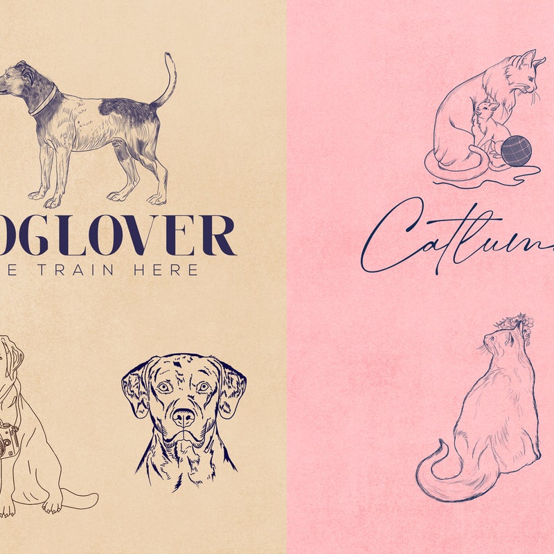 Custom Animal Logo Design - Etsy