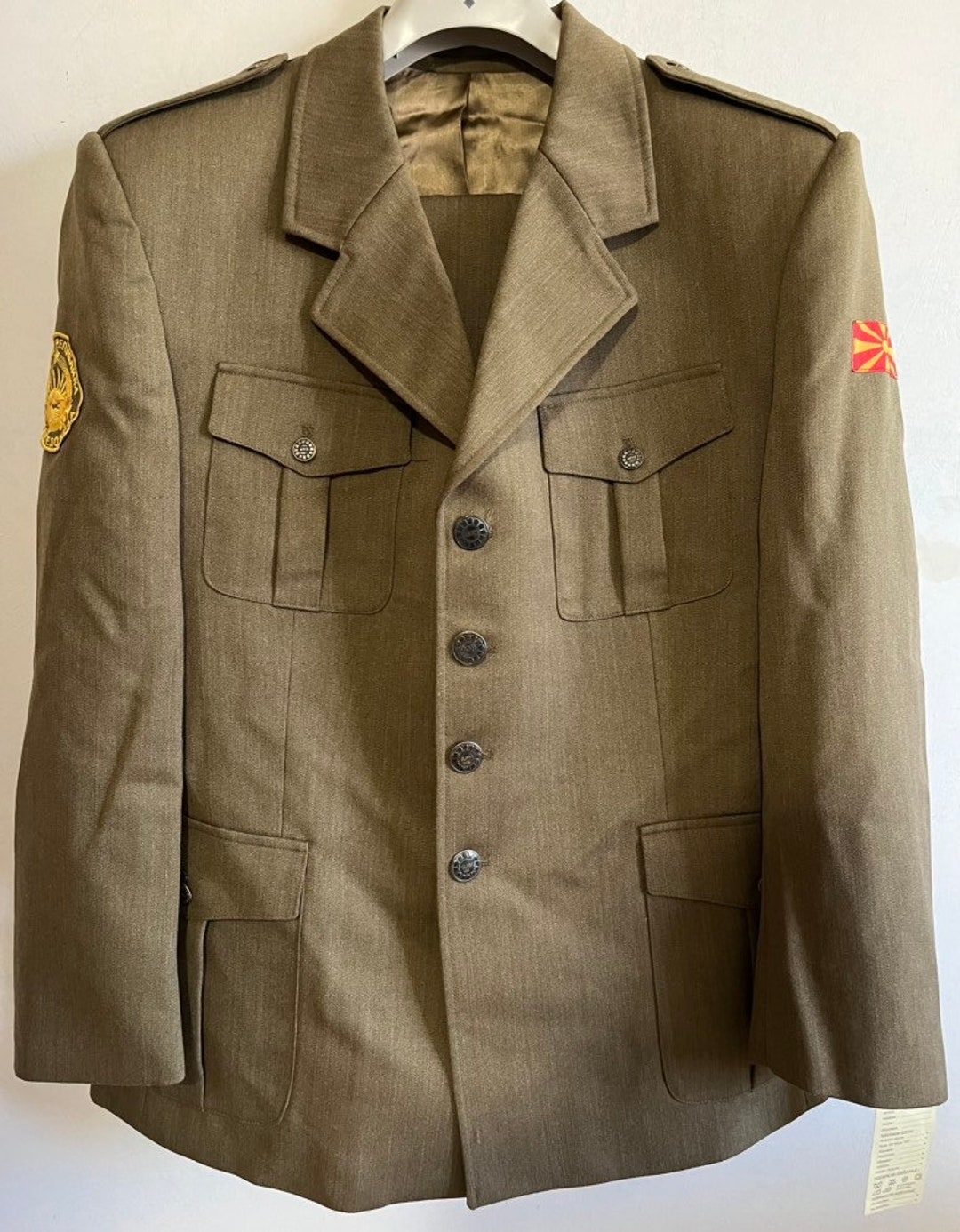 Macedonian Army Uniform Three Pieces Jacket Shirt Trousers - Etsy