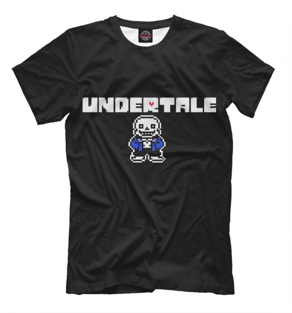 Undertale Sans T-Shirt High Quality Graphic Tee Men's | Etsy