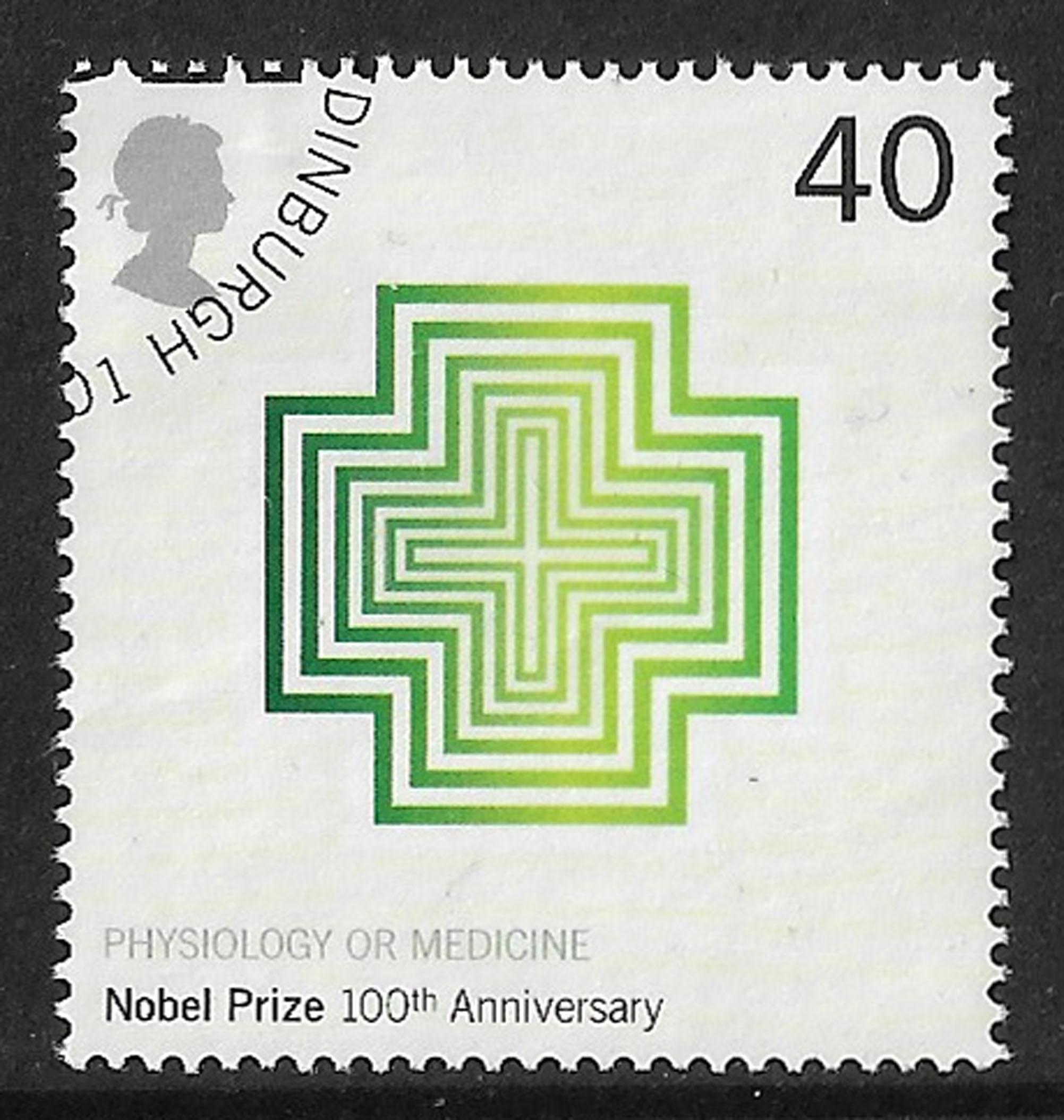 Centenary of Nobel Prizes Set of Six Stamps Great Britain Used 2001 - Etsy