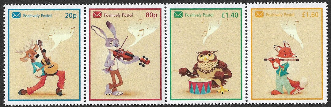 2021 Positively Postal Music Artistamps X 4 Cinderella Faux Postage - Etsy