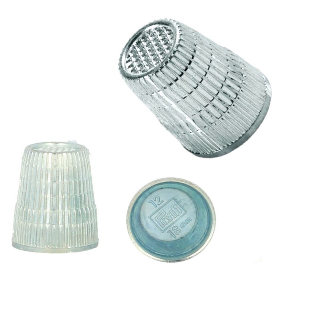 Prym Thimble Zinc Die-cast Silver Various Sizes 14, 15, 16, 16.5 17, 18 ...