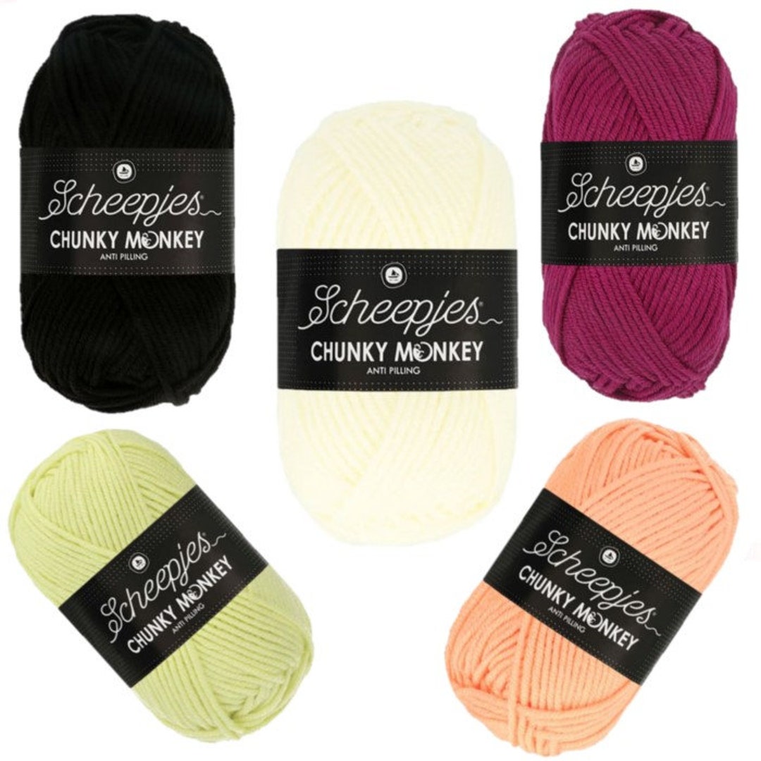 Scheepjes Chunky Monkey 100g. Acrylic With Anti-pilling Finish ...