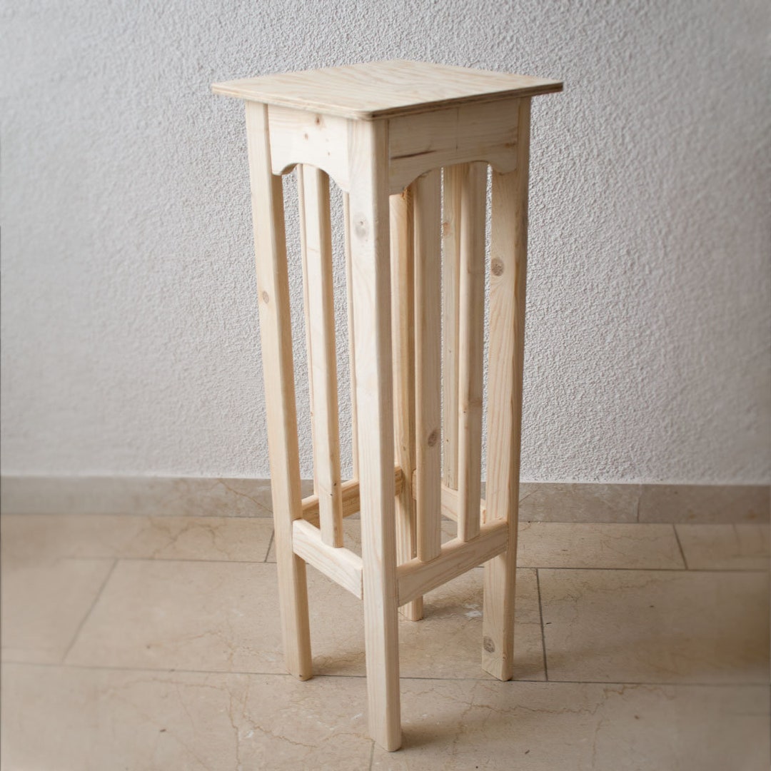 Flower Base, Base for Flowers, Telephone Stand, Wooden Column, Table ...