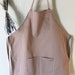 Handmade Striped Cotton Apron: French Farmhouse Style - Etsy