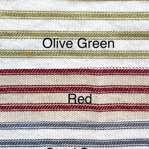 Adjustable French Farmhouse Ticking Stripe Apron: Handmade Cotton - Etsy