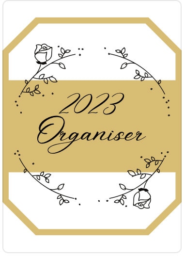 Planner Front Cover Printable - Etsy