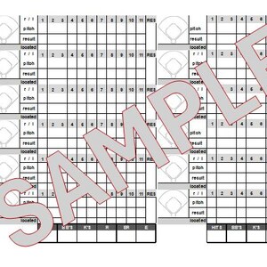 Softball Pitch Tracker, Spray Chart & Results. - Etsy