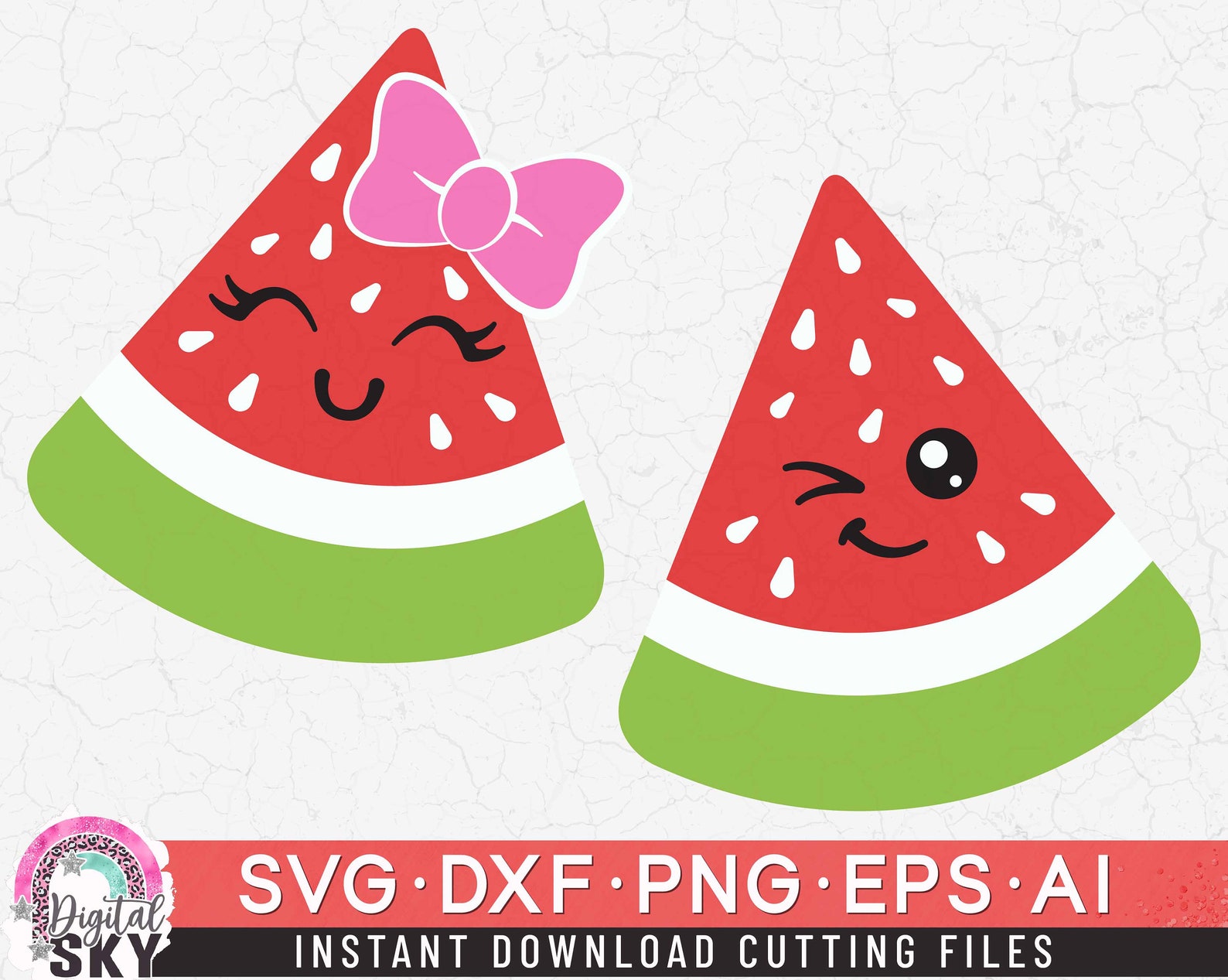 Watermelon Slice Svg Cute Watermelon Svg Watermelon Svg - Etsy