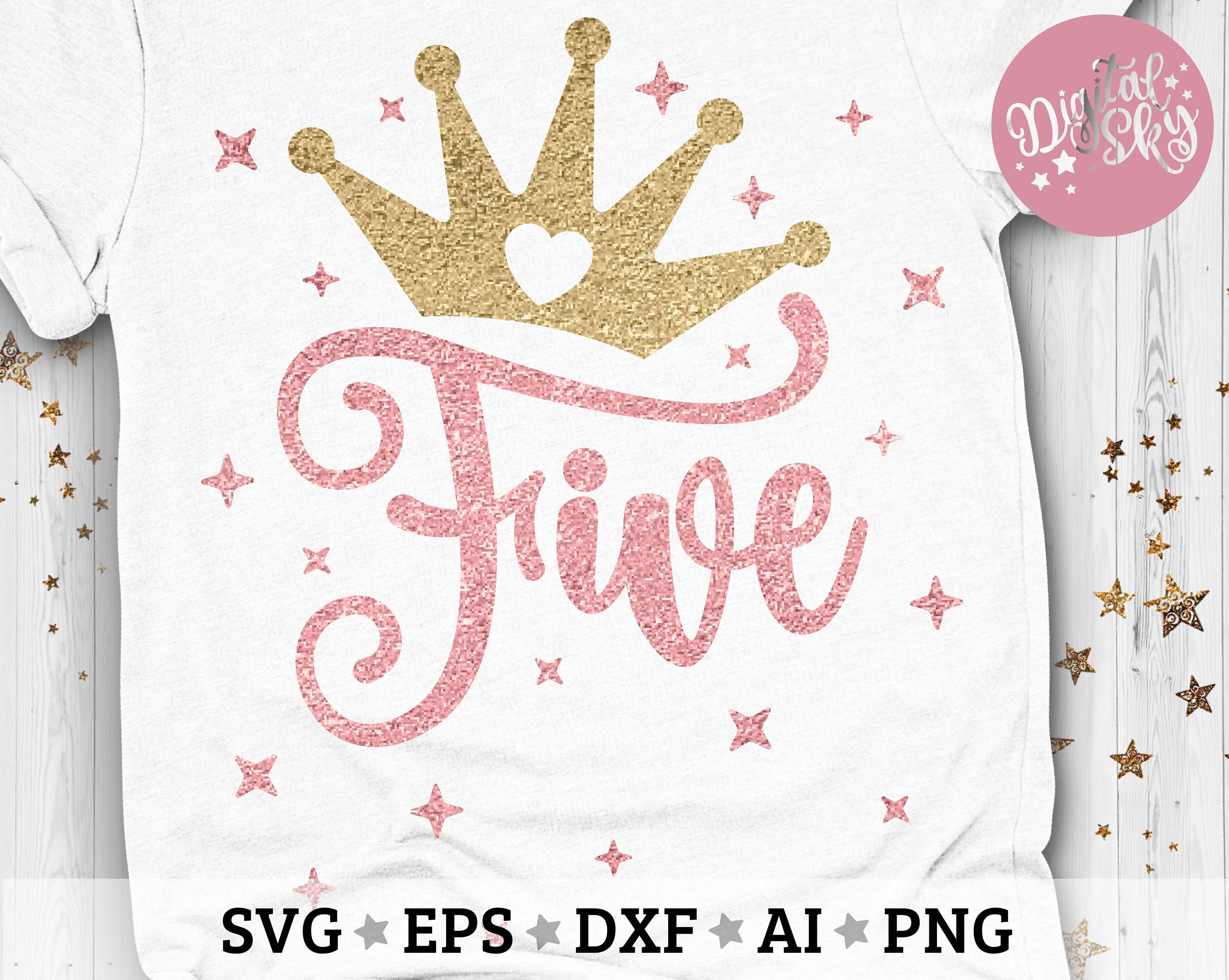 Five Birthday Svg Fifth Birthday Svg 5th Birthday Svg - Etsy