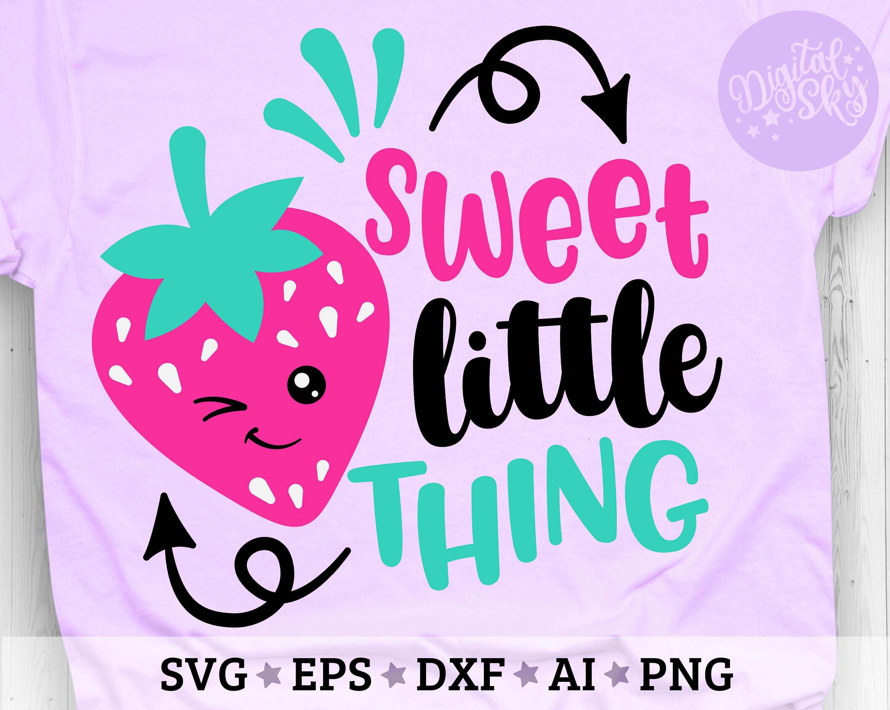 Sweet Little Thing Svg Cute Summer Svg Summer Baby Svg | Etsy