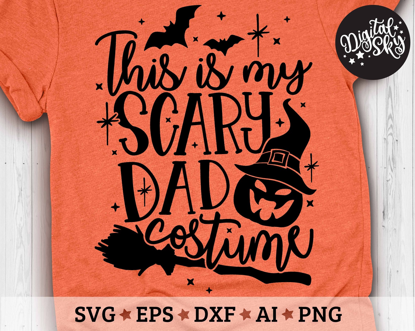 This is my Scary Dad Costume Svg Halloween Dad Svg Scary | Etsy