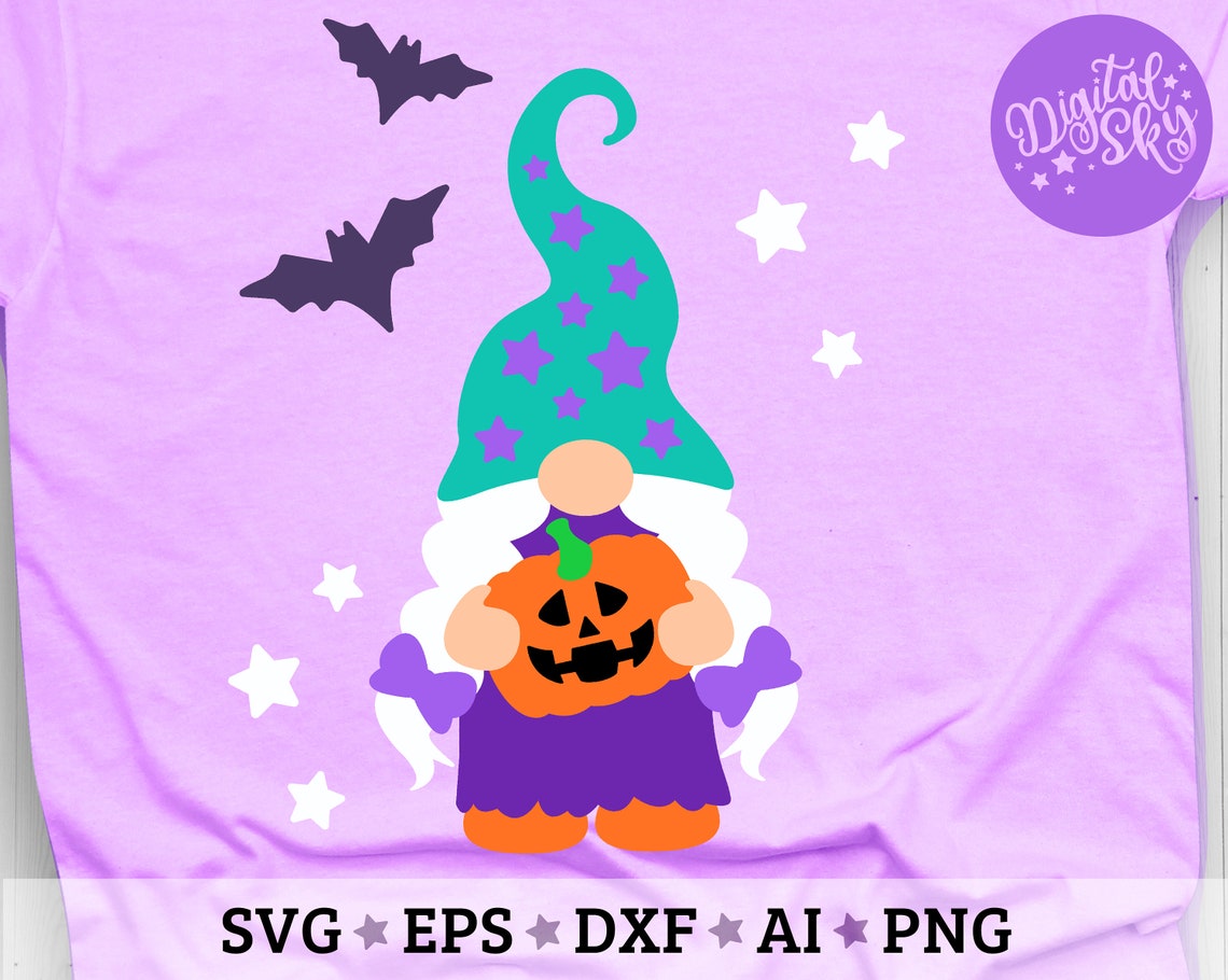 Halloween Gnome Svg Witch Gnome Svg Pumpkin Gnome Svg - Etsy