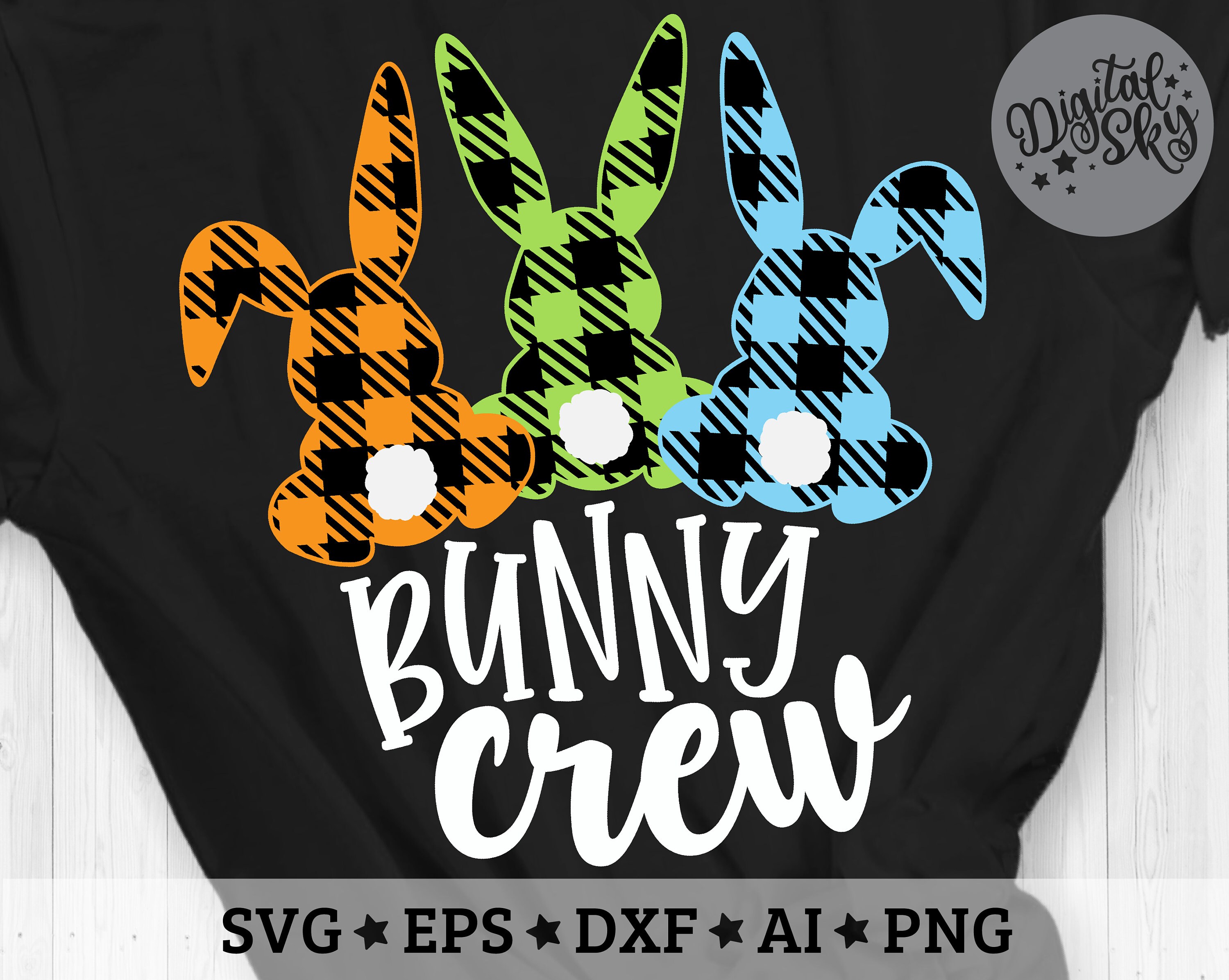 Bunny Crew Svg Three Bunnies Svg Easter Rabbit Svg Easter - Etsy