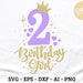 Two Birthday Svg Second Birthday Svg 2nd Birthday Svg - Etsy