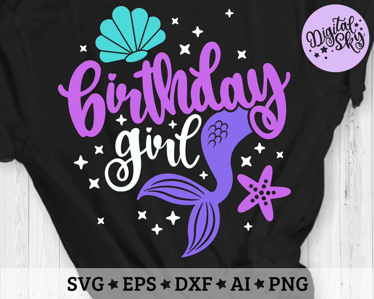 Mermaid Birthday Girl Svg Mermaid Birthday Svg Mermaid Tail - Etsy España