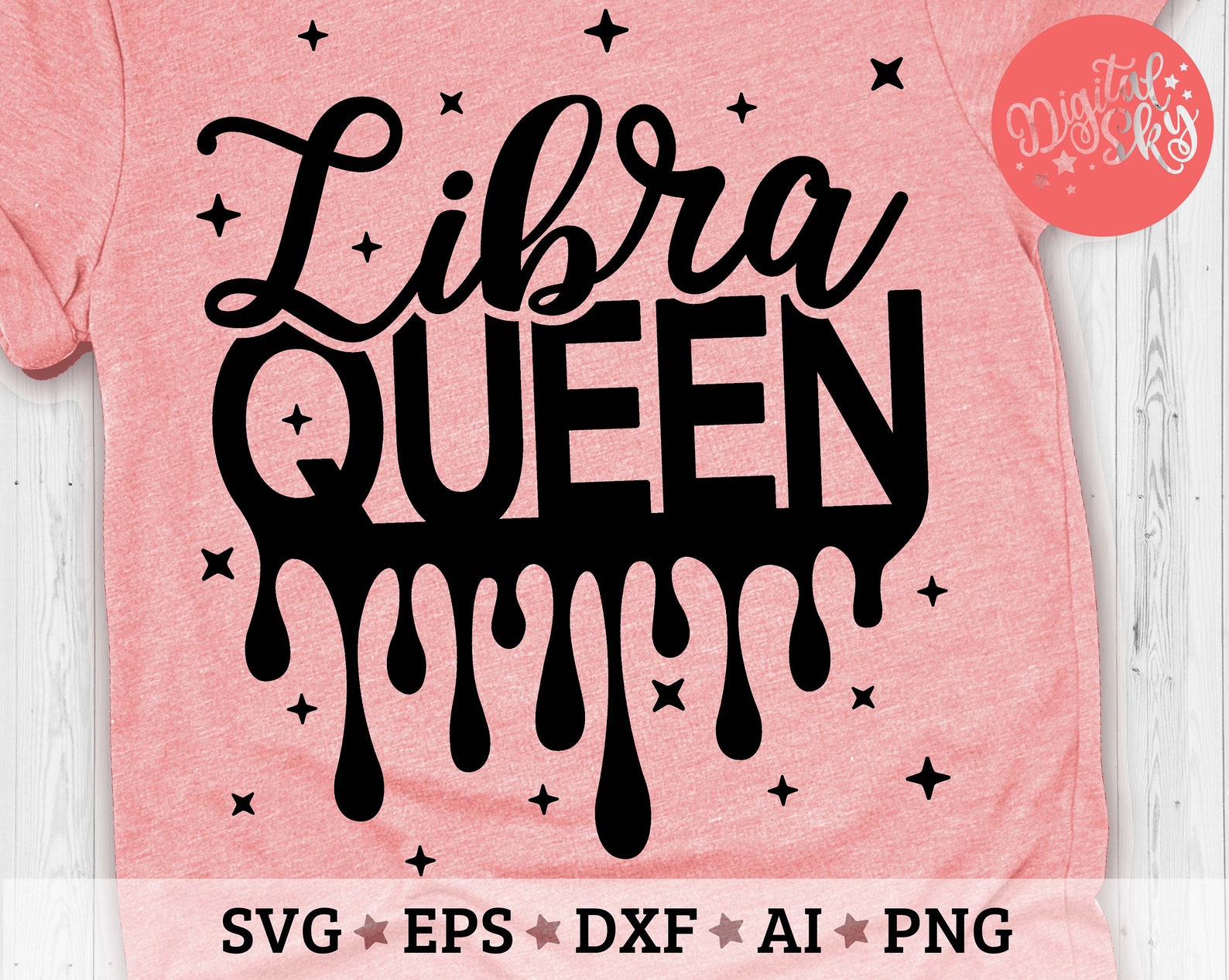Libra Queen Svg Birthday Queen Svg Birthday Drip Svg Cut | Etsy