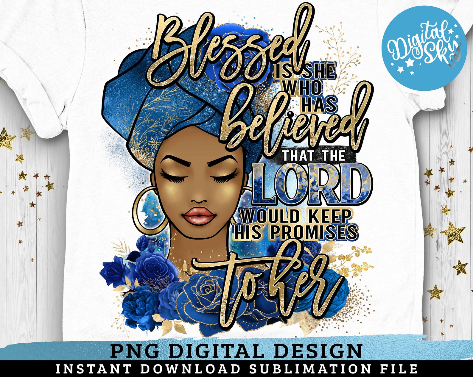 Blessed is She Who Has Believed PNG, Black Woman, Religious God PNG ...