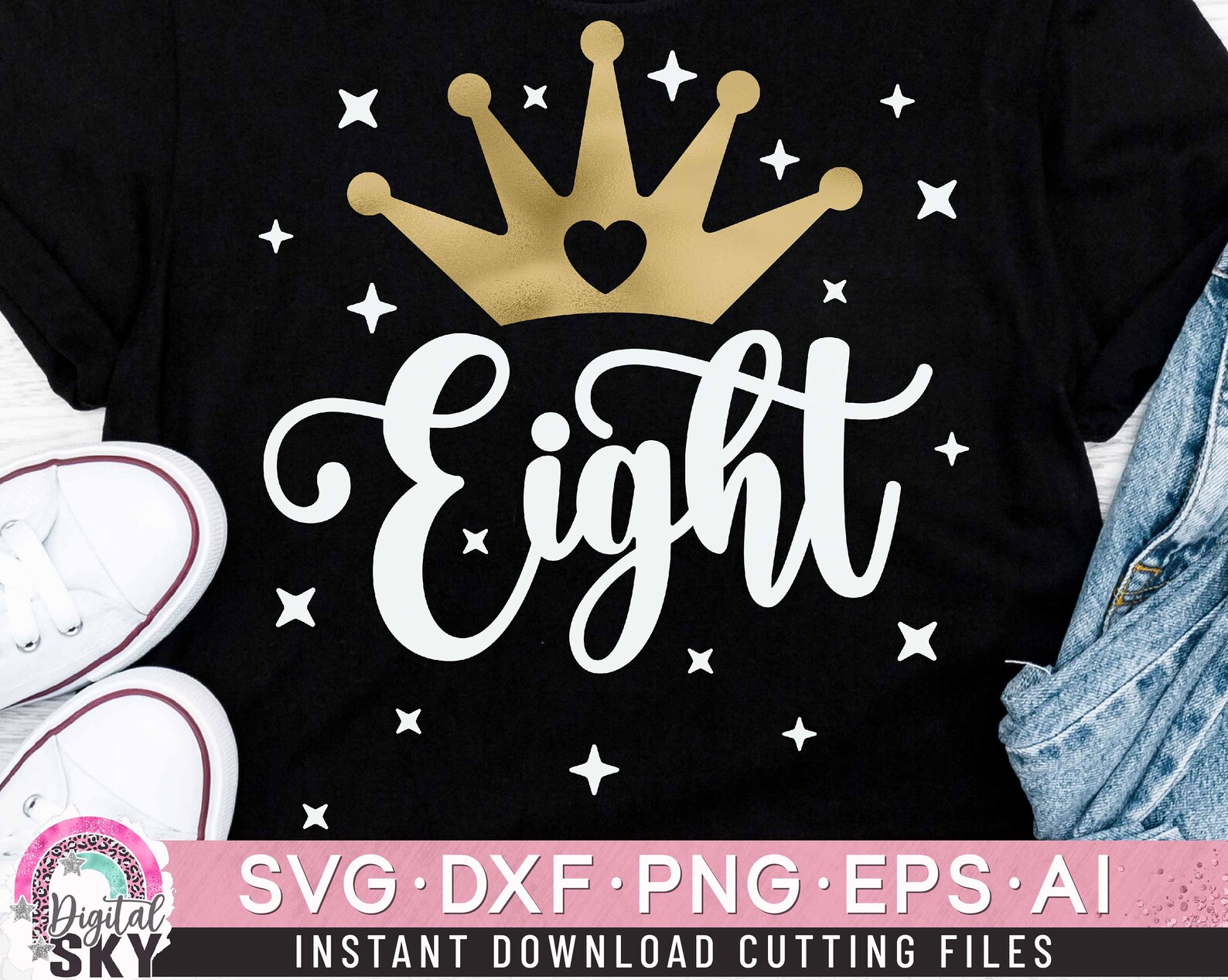 Eight Birthday Svg Eight Birthday Svg 8th Birthday Svg - Etsy