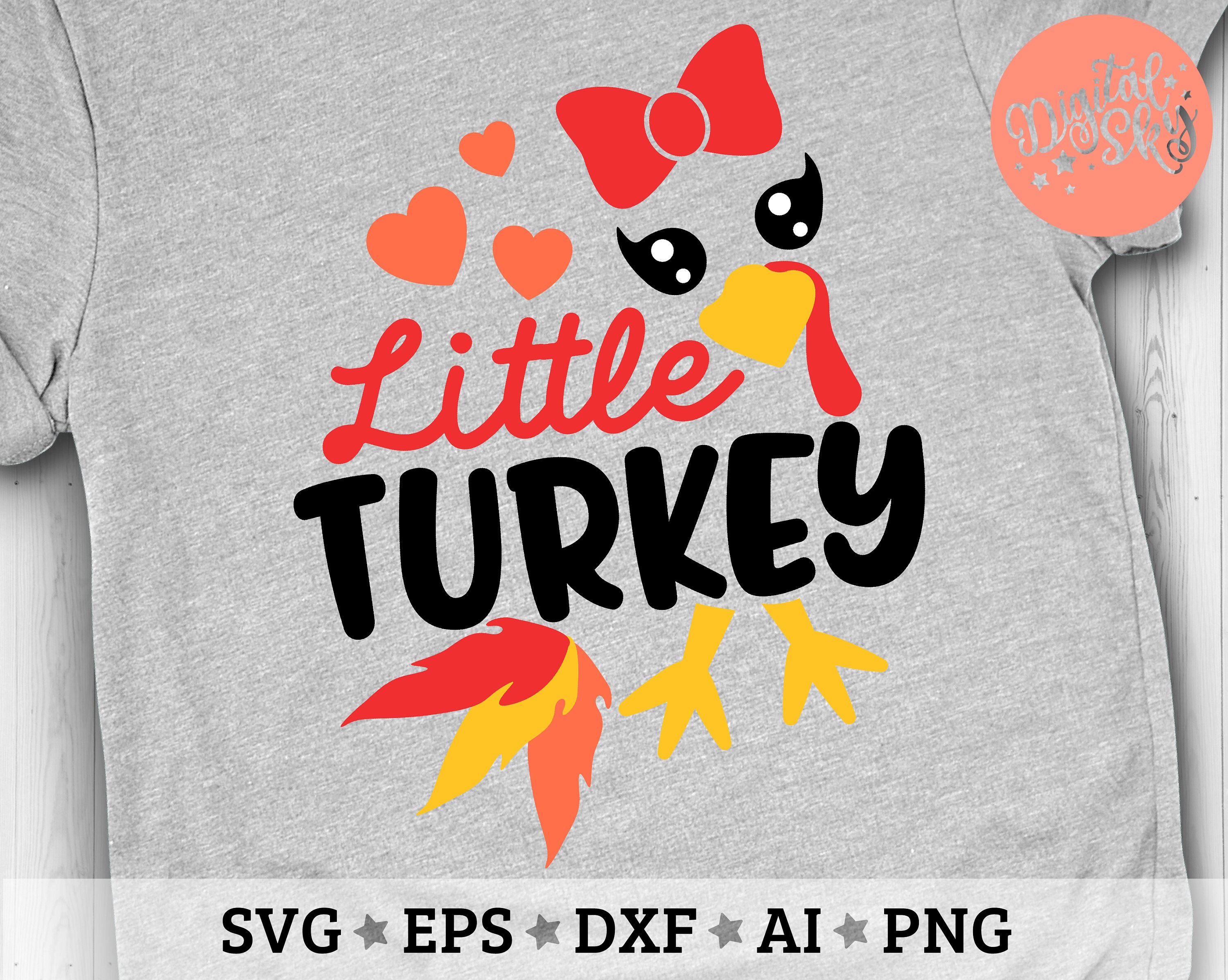 Little Turkey Svg Turkey Face Svg Thanksgiving Kids Svg - Etsy