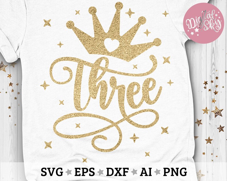 Three Birthday Svg Third Birthday Svg 3rd Birthday Svg - Etsy