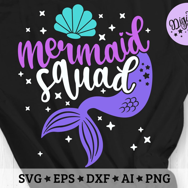 Mermaid Squad - Etsy