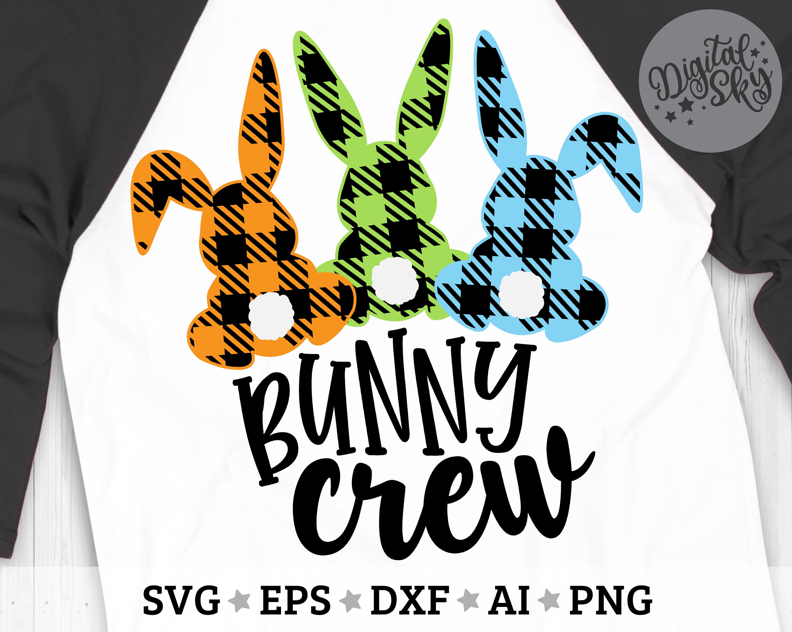 Bunny Crew Svg Three Bunnies Svg Easter Rabbit Svg Easter - Etsy